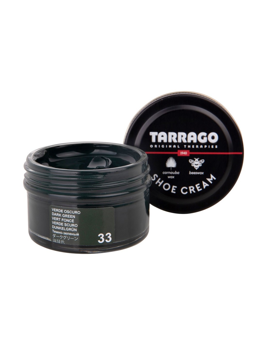 Shoe Cream 50ml | Betún para zapatos Colores Tarrago 33 - VERDE OSCURO